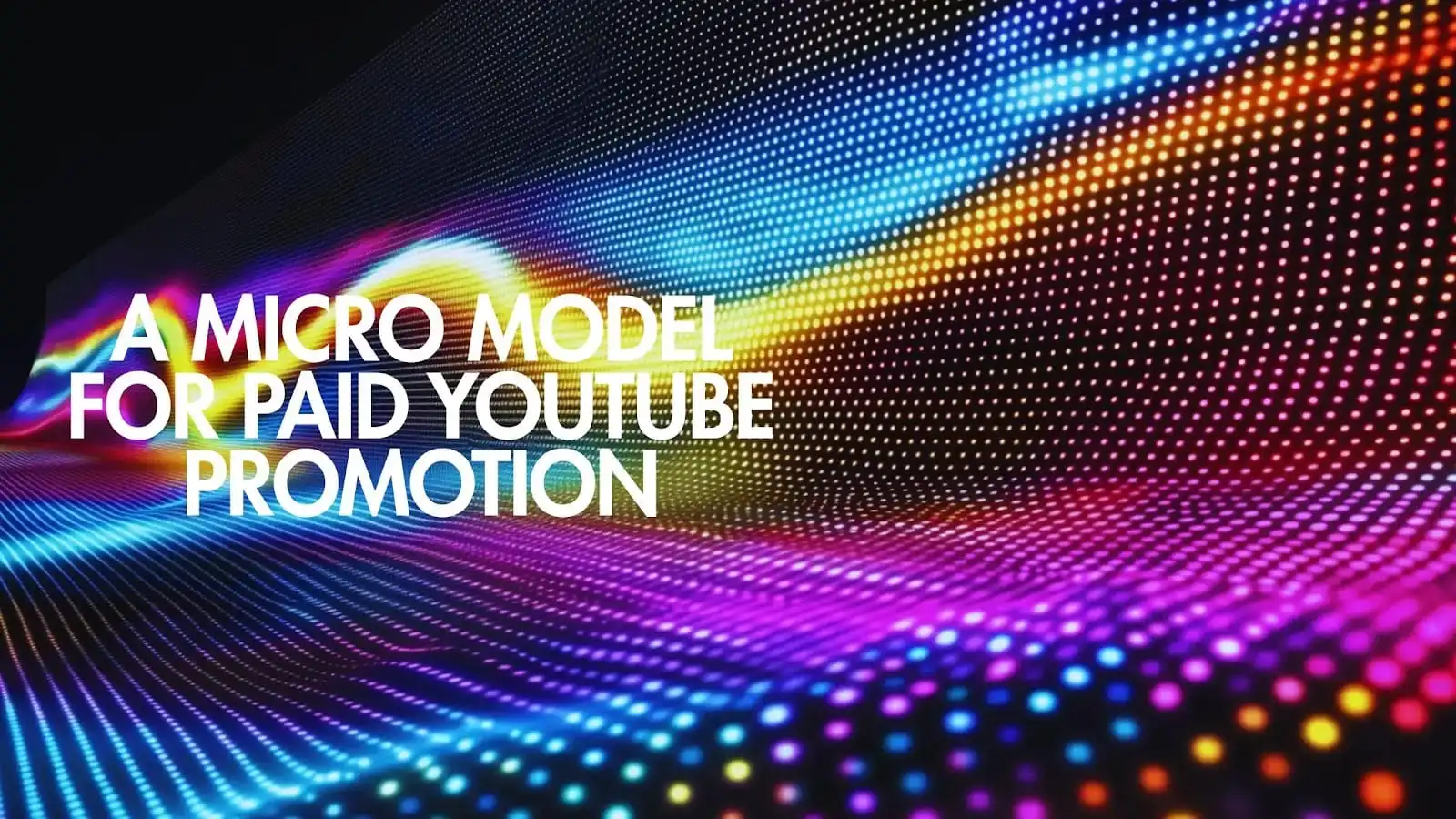 The ROI of Attention: A Micro Model for Paid YouTube Promotion